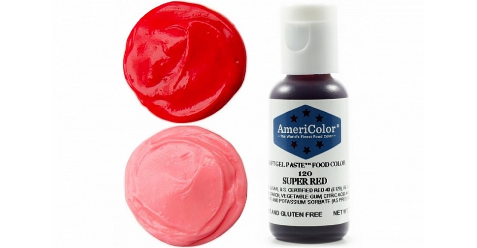 Гелевый краситель AmeriColor "SUPER RED"21гр: Купите Тут! Цена: 250 руб.